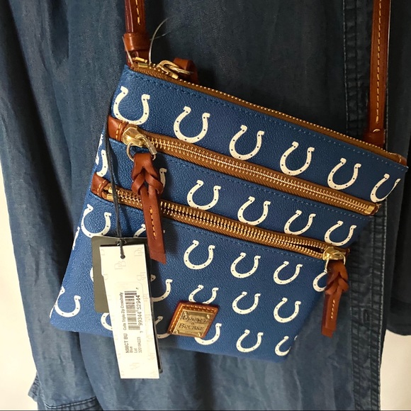 Dooney & Bourke | Bags | Dooney Bourke Crossbody Colts Purse Nwt 38 ...